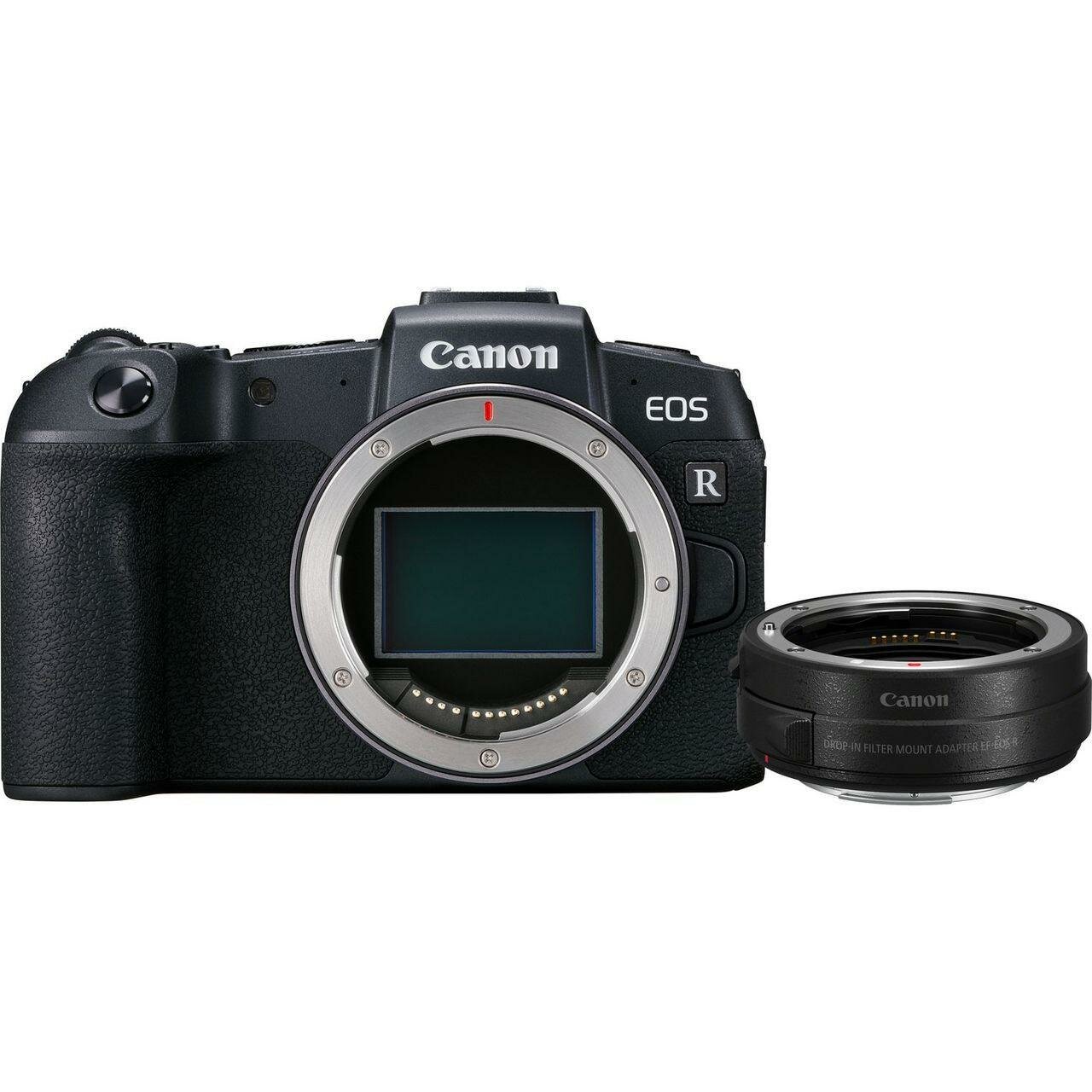 Фотоаппарат Canon EOS RP Mount Adapter EF EOS R, матрица 26,2 Мп, 4K, черный