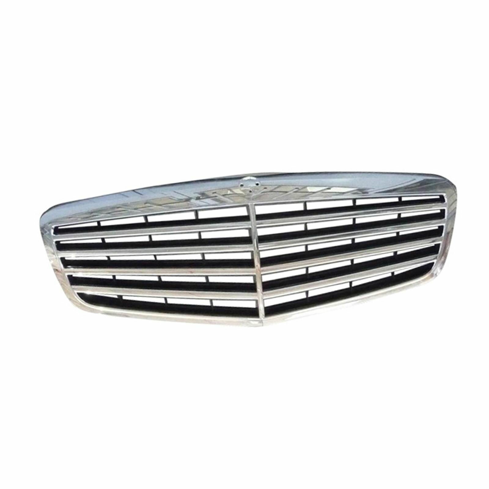 Решетка радиатора Mercedes-Benz S-класса W221 — замена из ABS с хромом, для 2005-2013 годов, простая установка