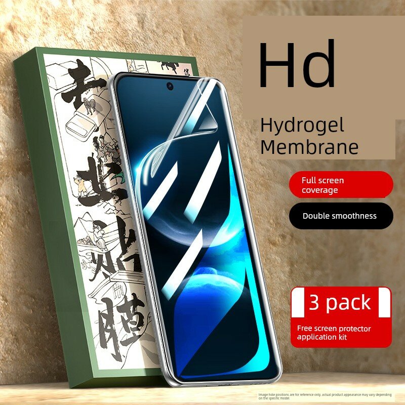 Защитное стекло для Huawei Nova 14 Active Edition, импортный водяной гель Kunlun, без пузырей, восстановление царапин,