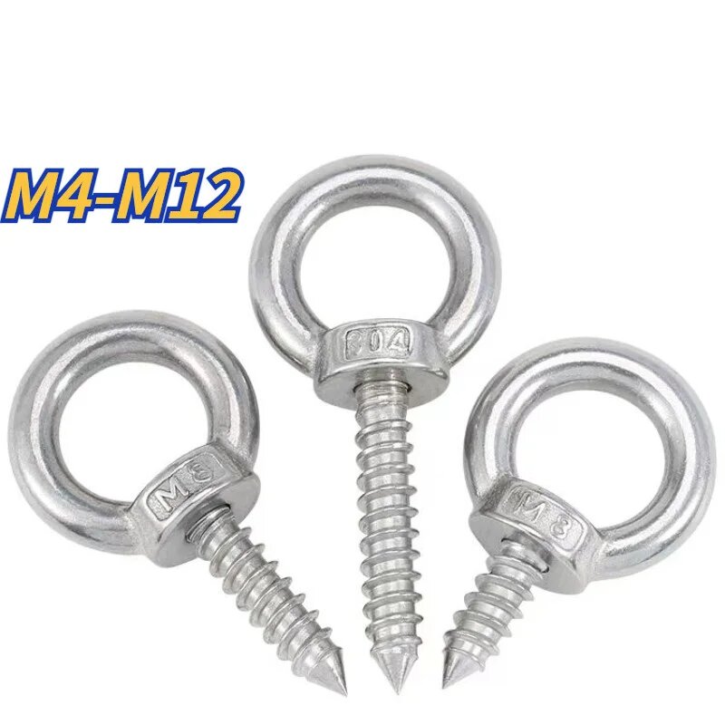 Саморез с крюком из нержавеющей стали M4x25mm