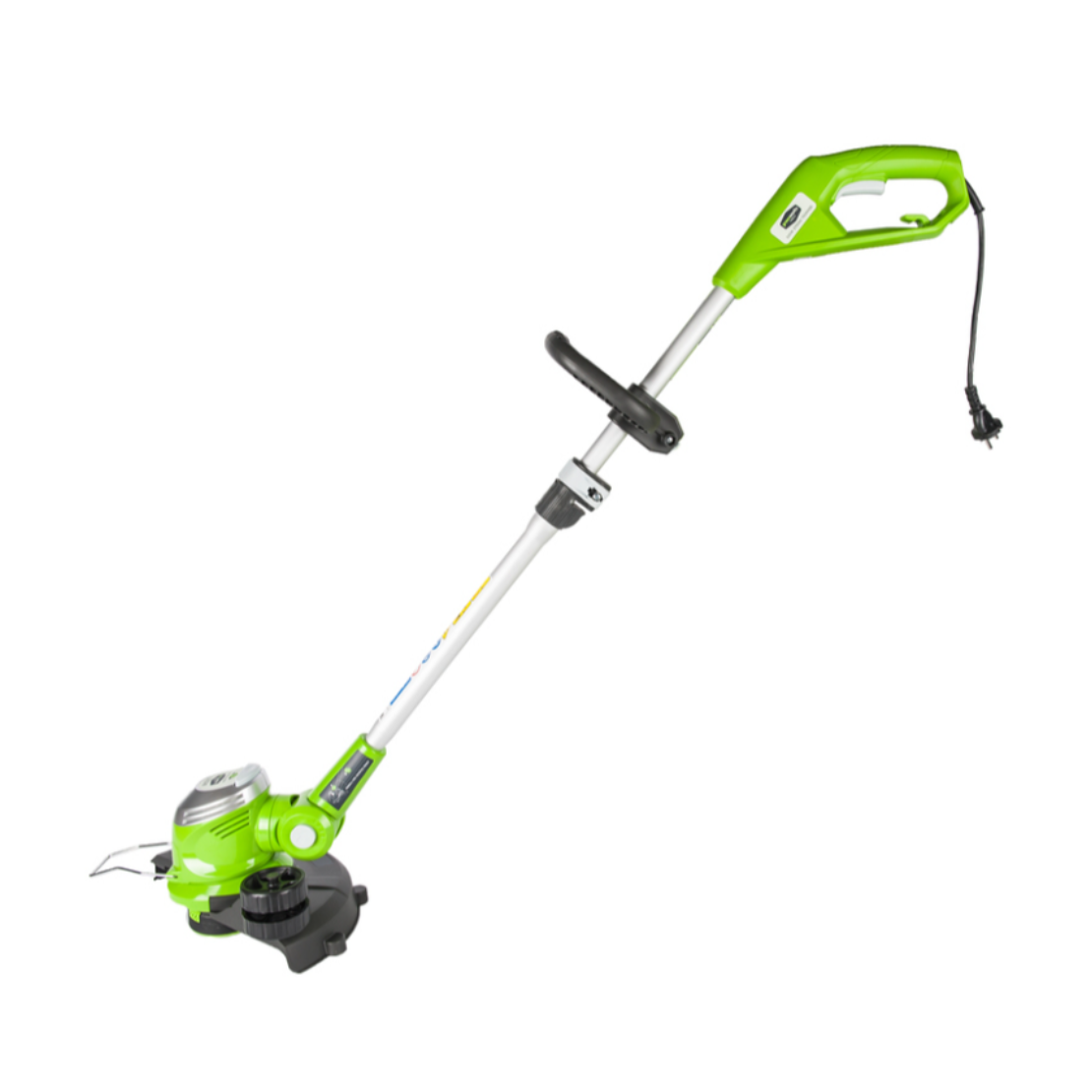 Триммер электрический (электрокоса) Greenworks GST5033M Deluxe, 500 Вт, 8000 об/мин, автоподача лески, зеленый