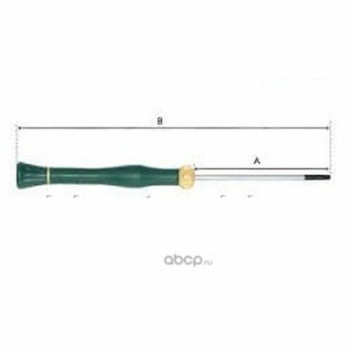 Отвертка torx, с отверстием, ювелирная, t15h х 75 мм FORSAGE F73707515