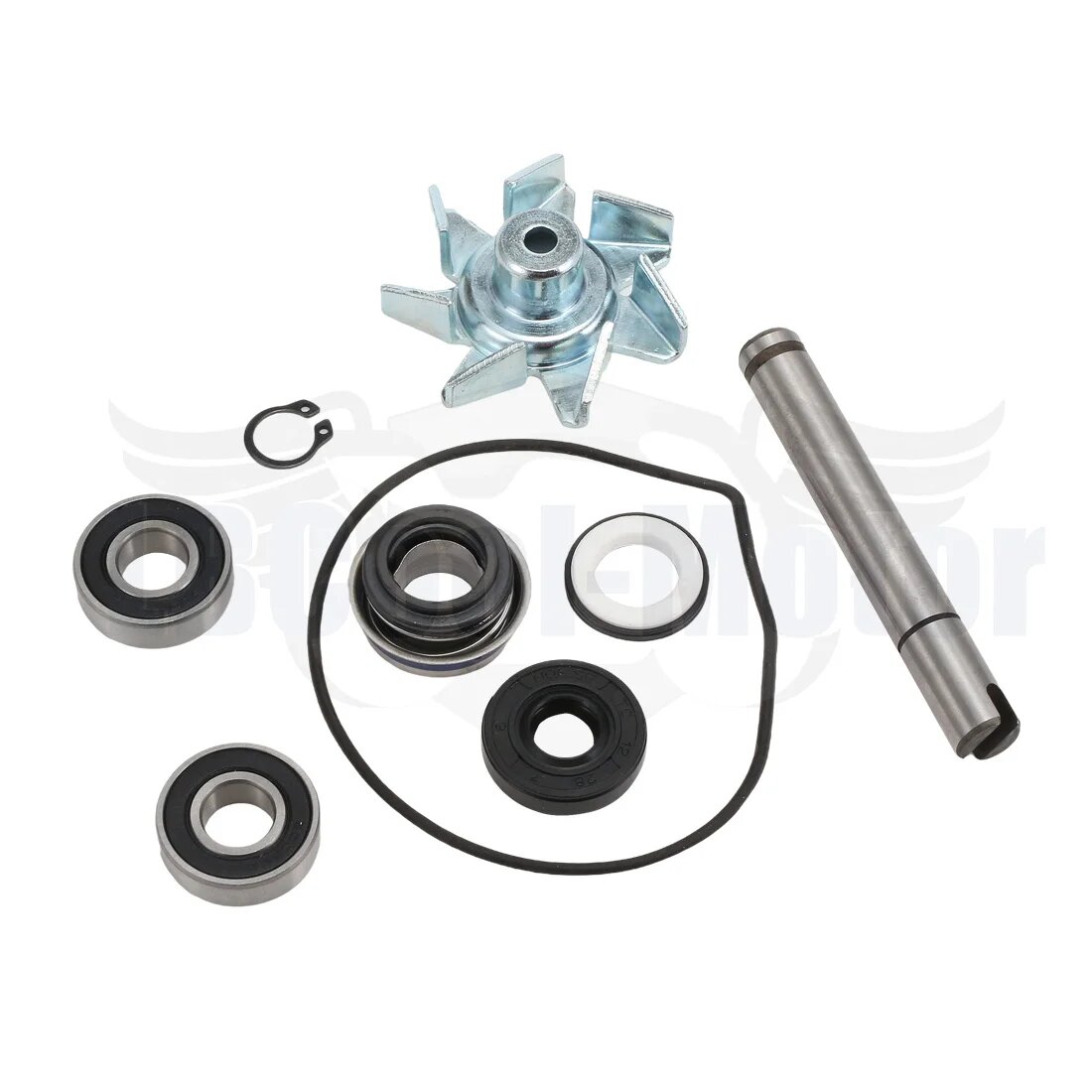 Ремкомплект водяного насоса для KAWASAKI ZZR400 1990-2006 ZZR500 1990-1994 ZZR600 1990-2006 49044-1088, комплект уплотнительных колец прокладки крыльчатки