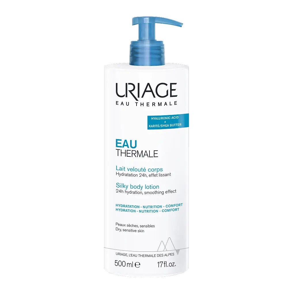 Uriage Eau Thermale Молочко для тела увлажняющее помпа 500 мл 1 шт