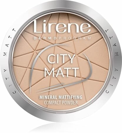 Пудра Lirene City Matt, оттенок 03 бежевый, 9 г