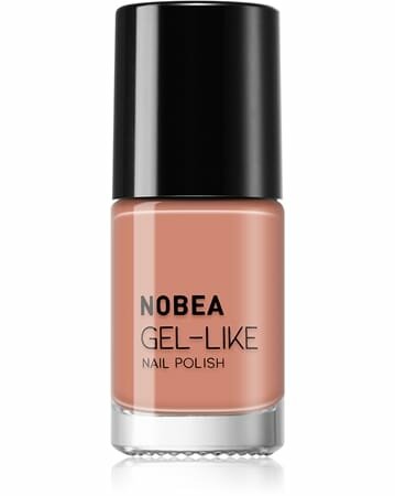 Лак для ногтей NOBEA Day-to-Day Gel-like Nail Polish, оттенок миндальное молоко #N14, 6 мл