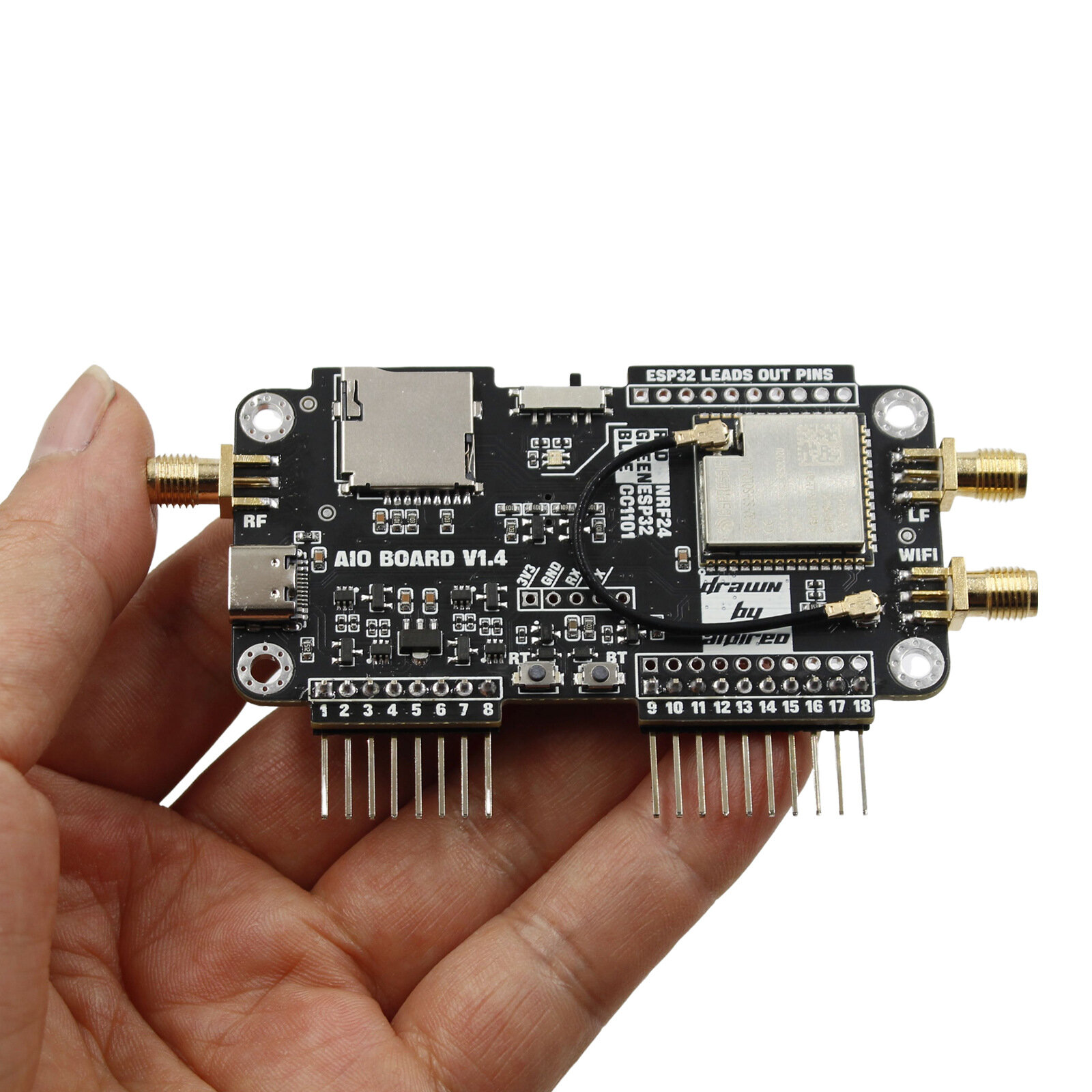 Расширение WiFi в три, многофункциональный модуль NRF24, ESP32
