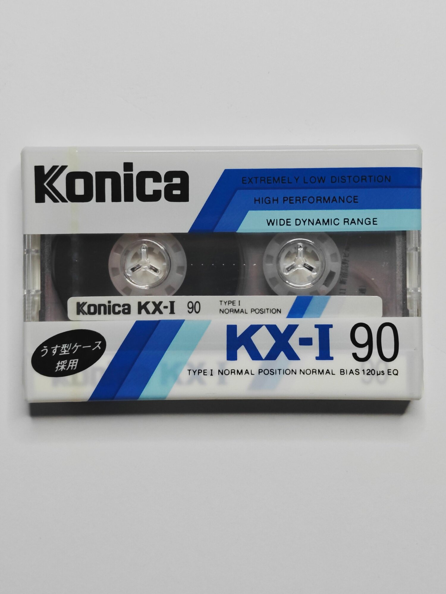 Аудиокассета запечатанная KONICA KX-I 90 (1987г)