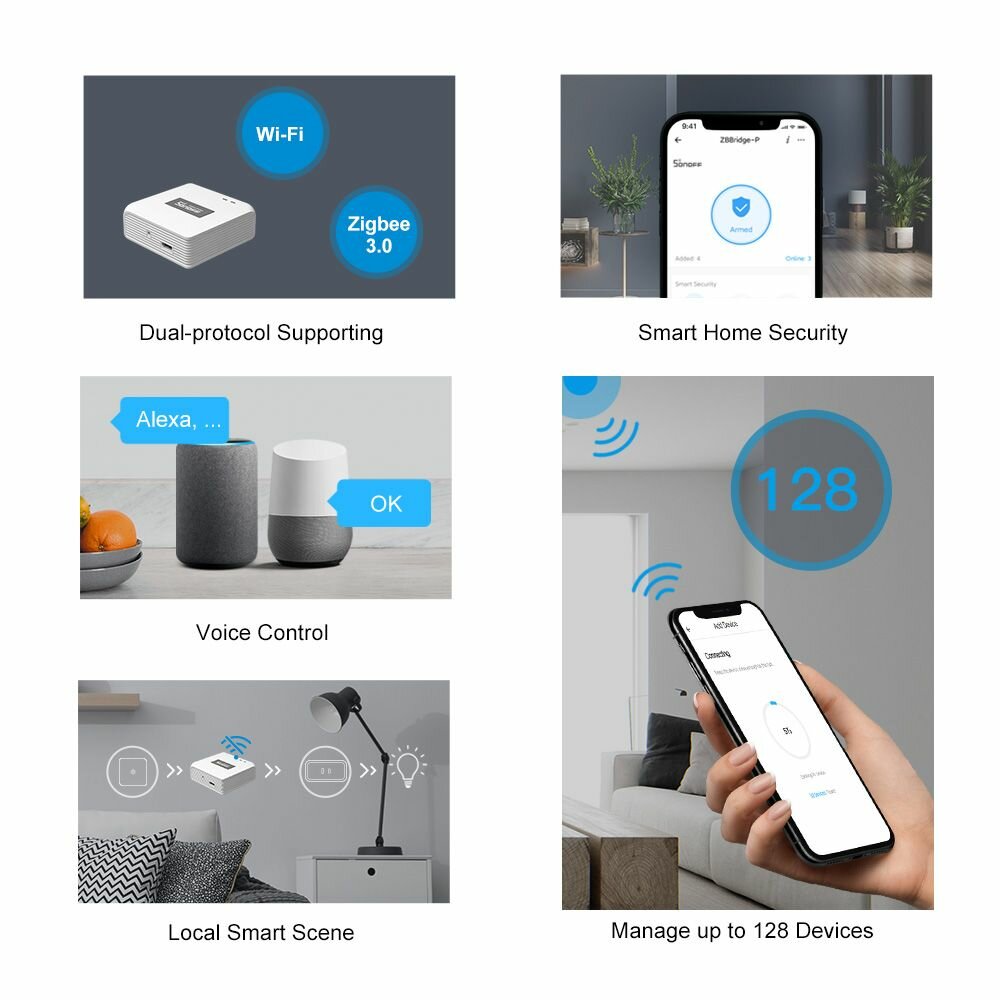 Шлюз Sonoff Zigbee Bridge PRO Zigbee 3.0 — фото 1