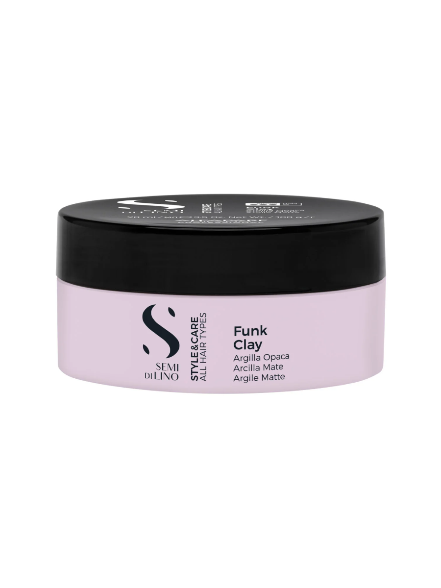 Паста Alfaparf Milano Style & Care Funk Clay, Глиняная паста для волос сильной фиксации, 90 мл