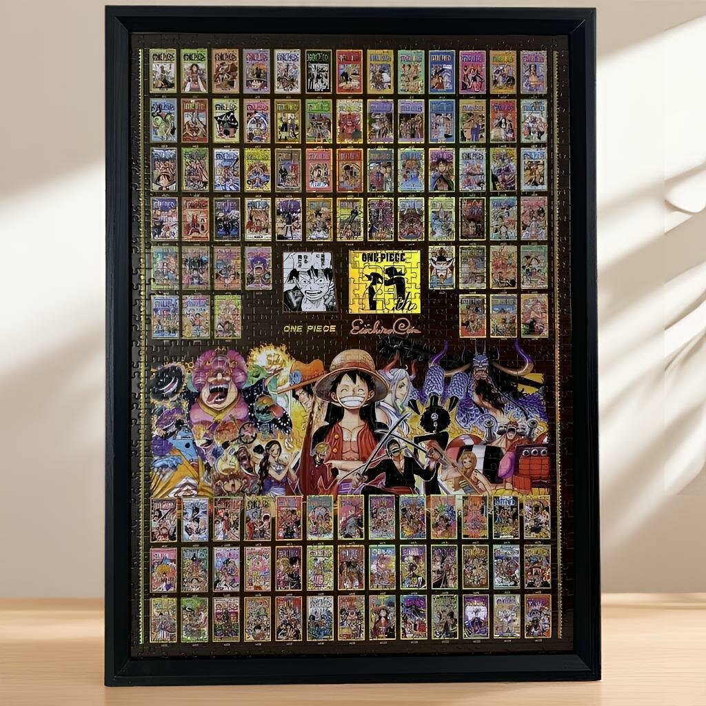 Памятный пазл «One Piece: Луффи» (25-летие со дня рождения), 1000 деталей, подарок на день рождения.