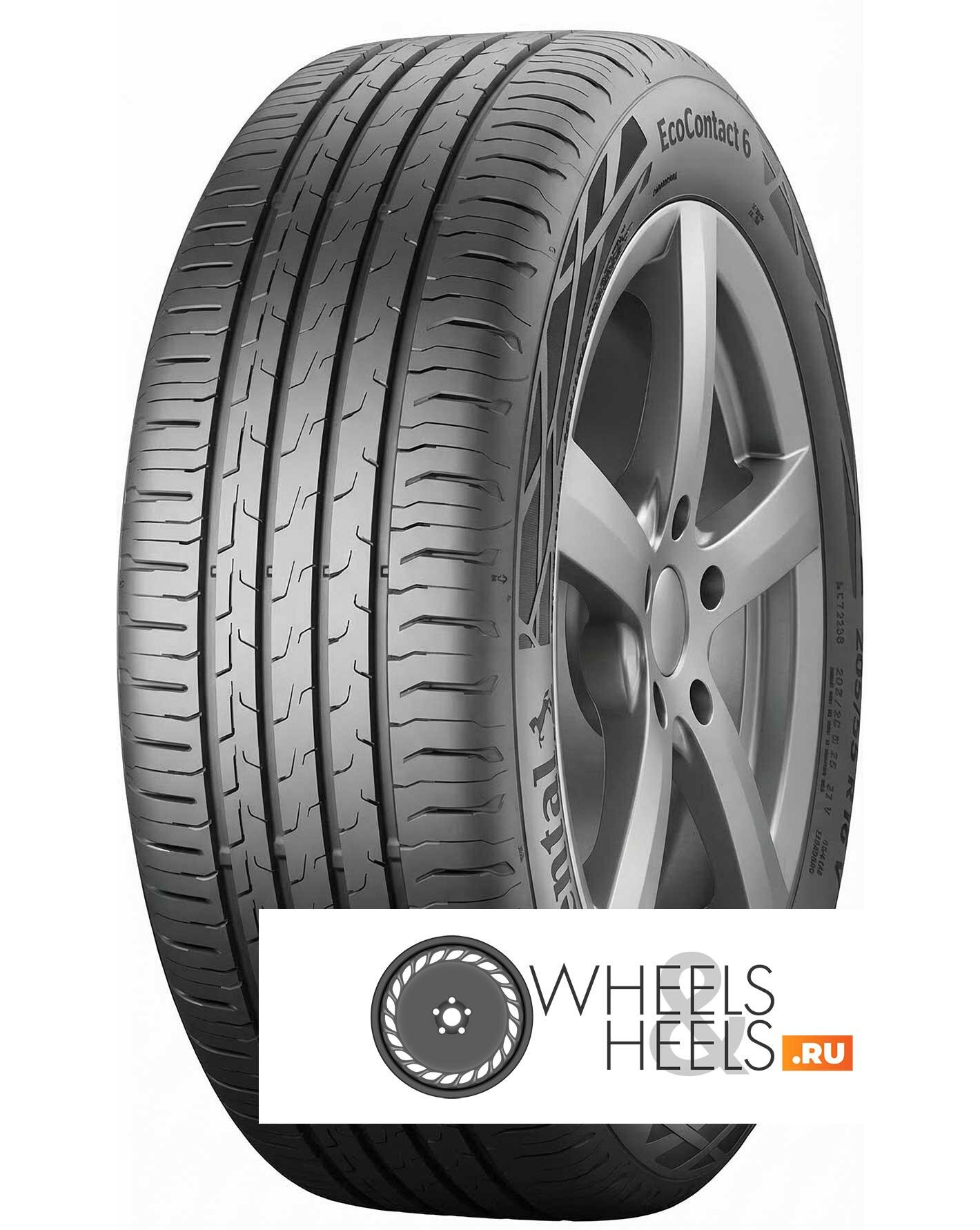Шина автомобильная Continental EcoContact 6 ContiSeal 235/50 R19 99T SUMMER, летняя, универсальная
