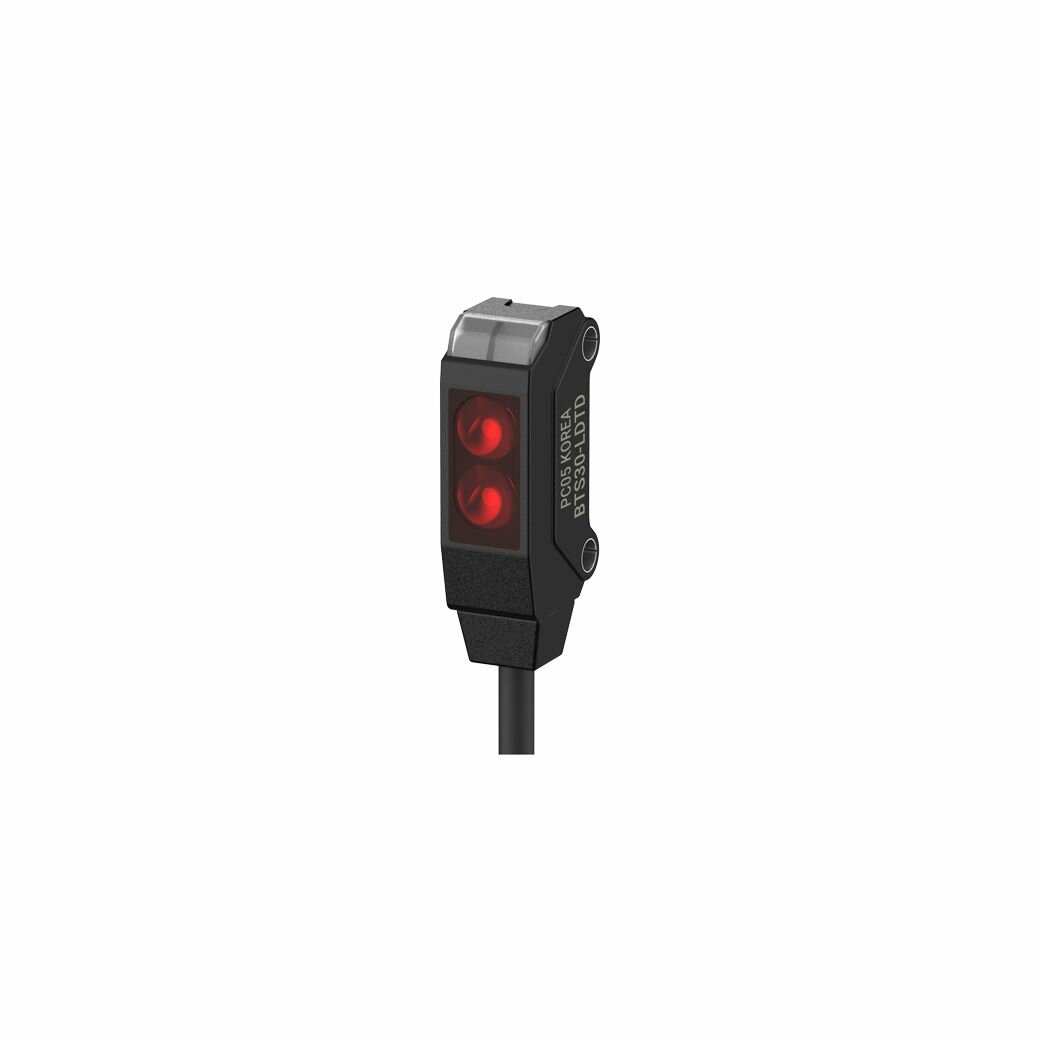 Фотоэлектрический датчик Autonics BTS30-LDTD, кабель 2м, NPN, 12-24В, артикул (Юж. Корея) 28110100130121