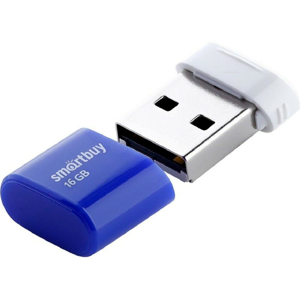 Флешка USB Flash Smartbuy SB16GBLARA-B, Синий 16 ГБ