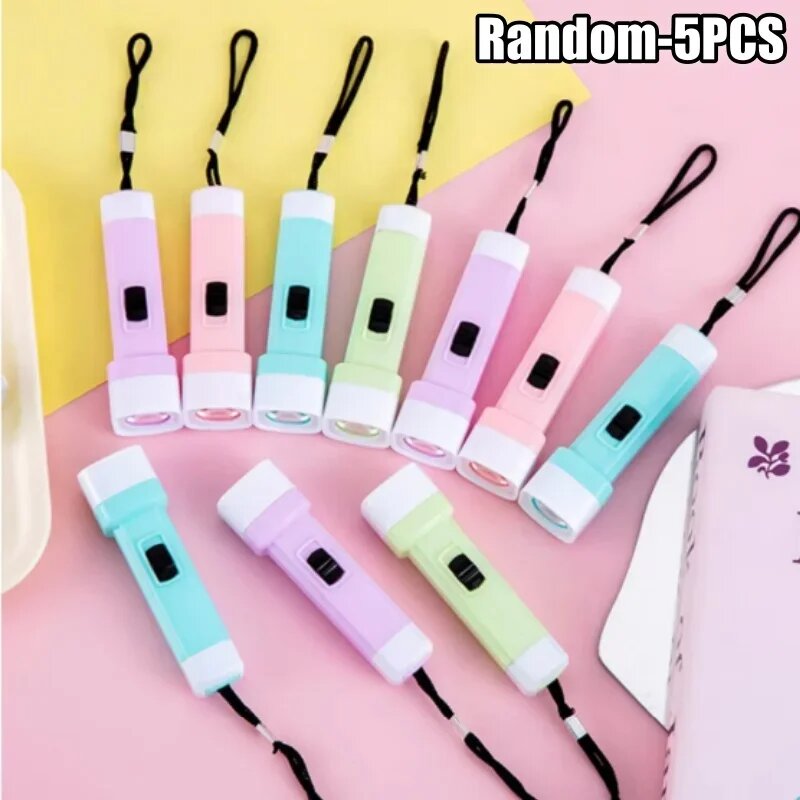 Детские фонарики LED, Random-5PCS, разные цвета