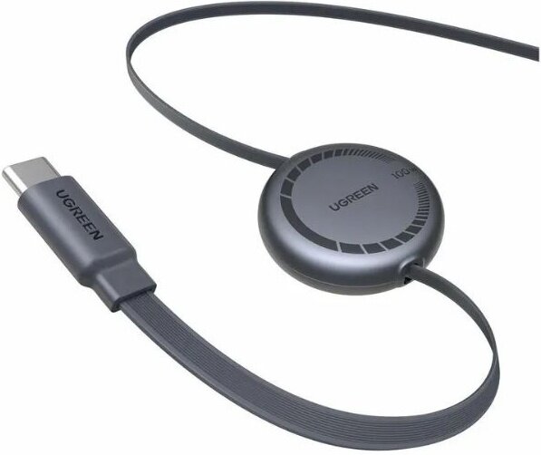 Кабель выдвижной UGREEN L531 (65905) 100W USB-C to USB-C PD Fast Charging Retractable Cable Max. 1м.