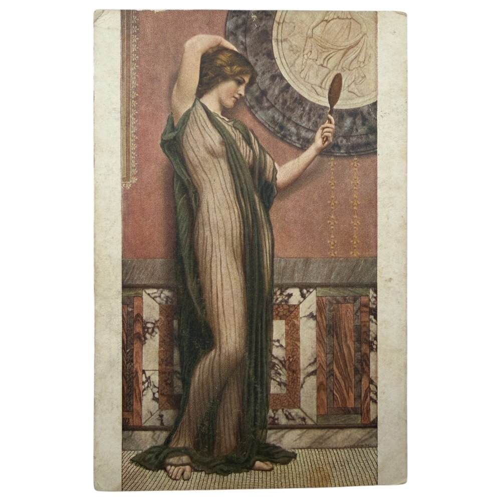 Почтовая открытка "И. Годвард - Туалет Венеры" 1900-1914 гг. Ришар, Российская Империя