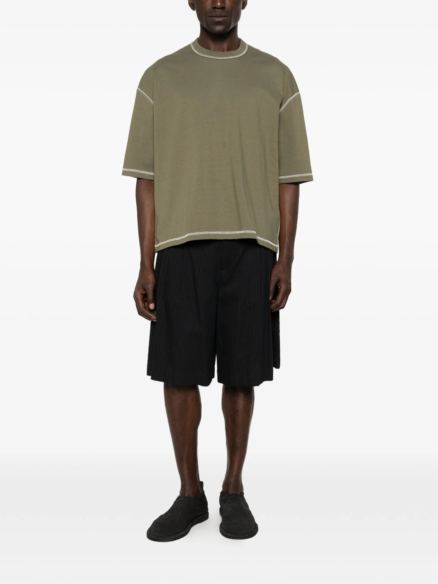 Футболка COMME des GARCONS Contrast-stitch T-shirt, размер 48 — фото 1
