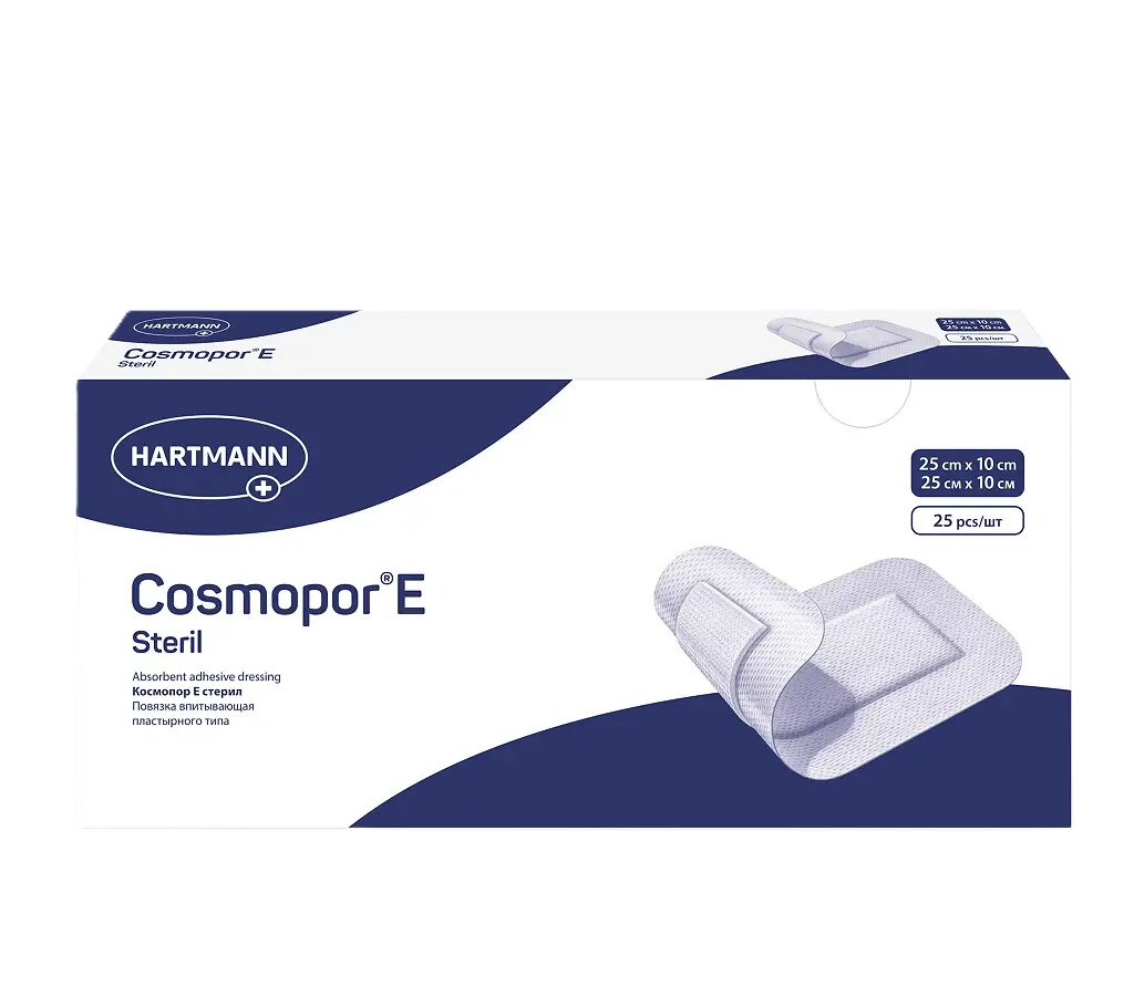 Повязка Cosmopor Е/Космопор Е 25 х 10 см 25 шт