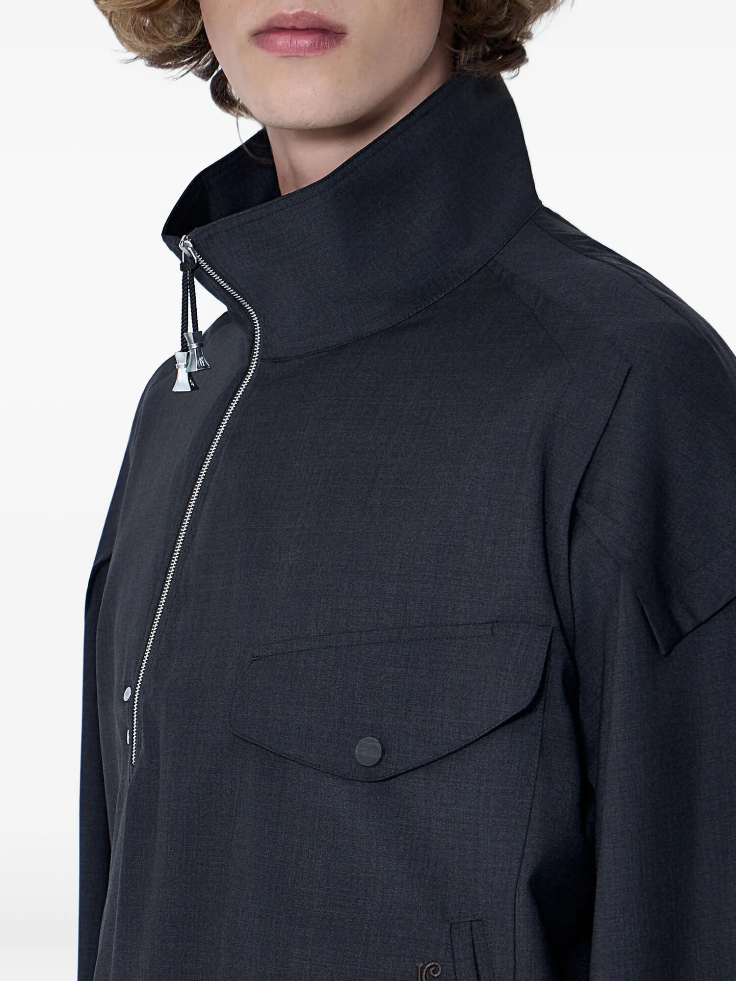 Куртка KIKO KOSTADINOV Farkas half-zip jacket, размер 46, grey — фото 1