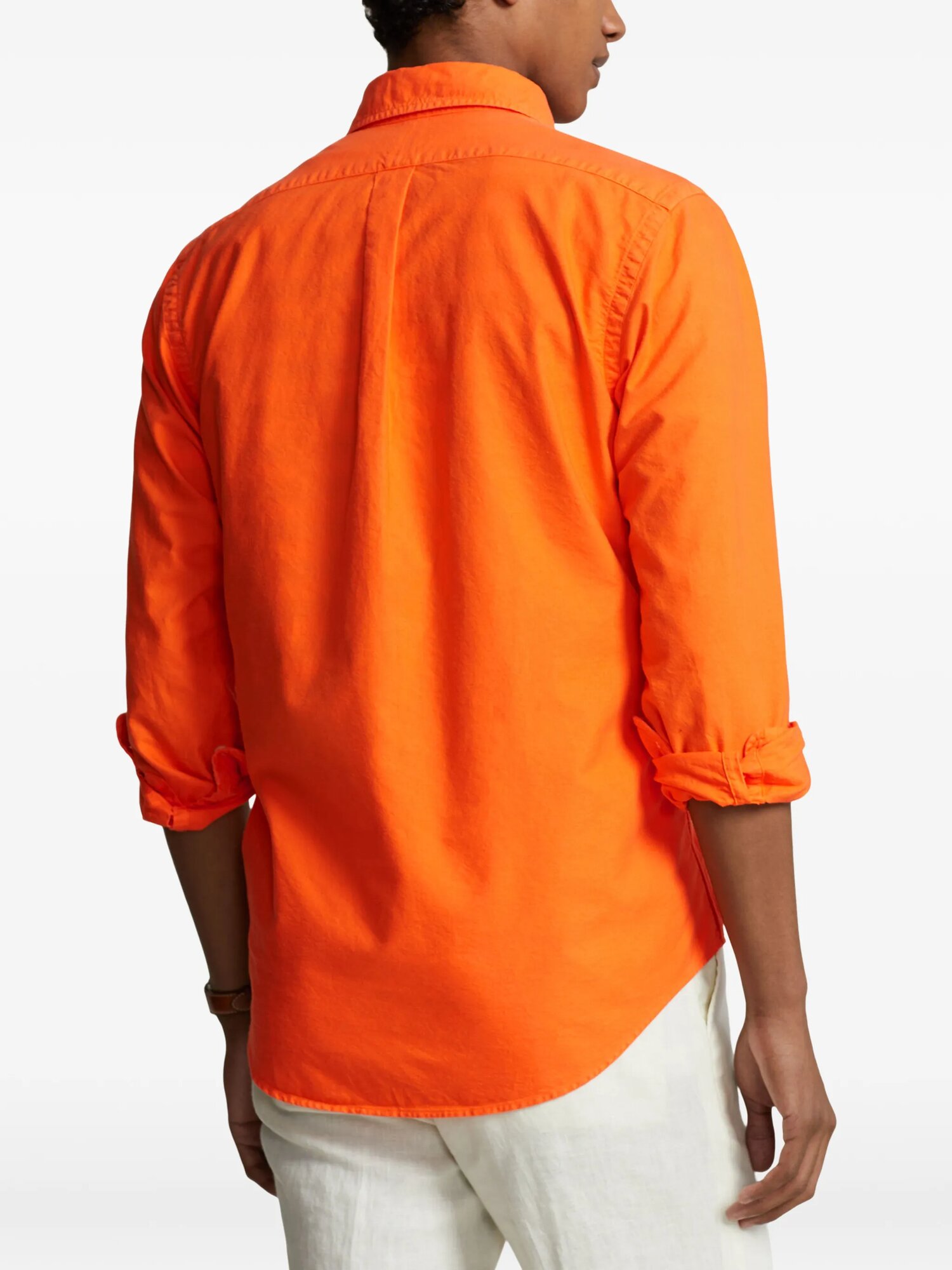 Рубашка Polo Ralph Lauren Button-down collar shirt, размер S, orange — фото 1