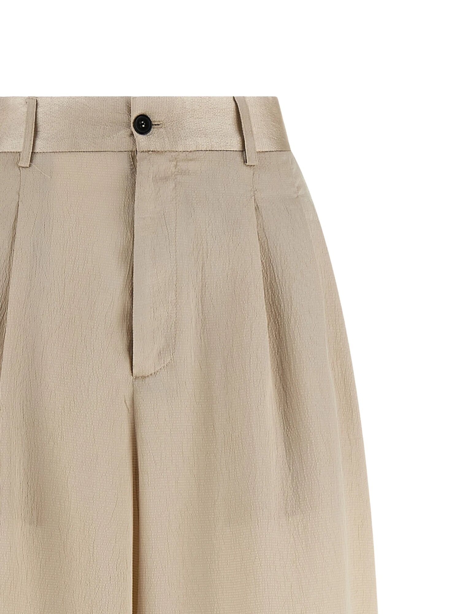 Брюки Jejia Crinkled-effect piped tailored trousers, размер 40, разноцветный — фото 1