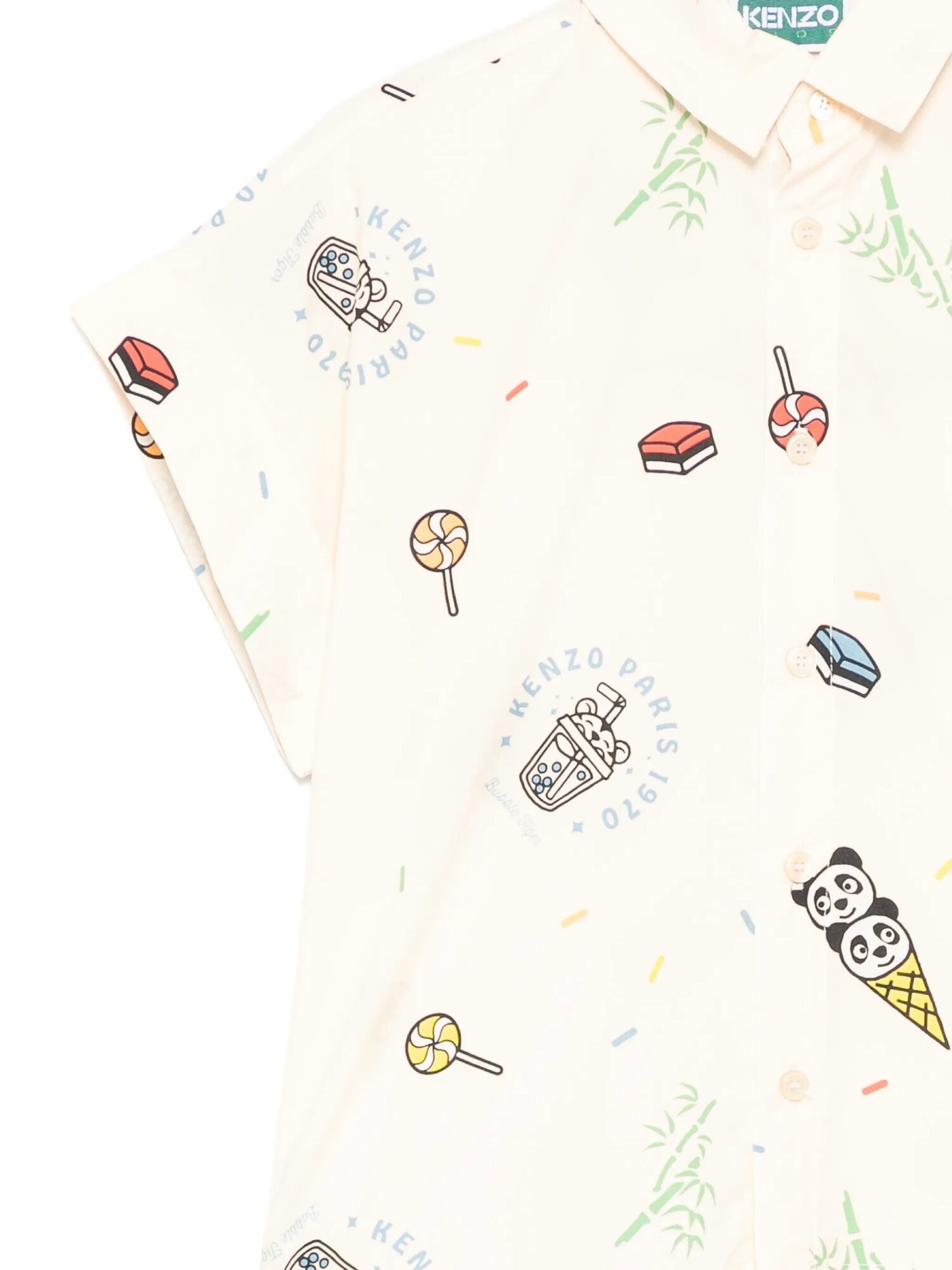Рубашка KENZO Happy Sweet, размер 6 лет, разноцветный — фото 1