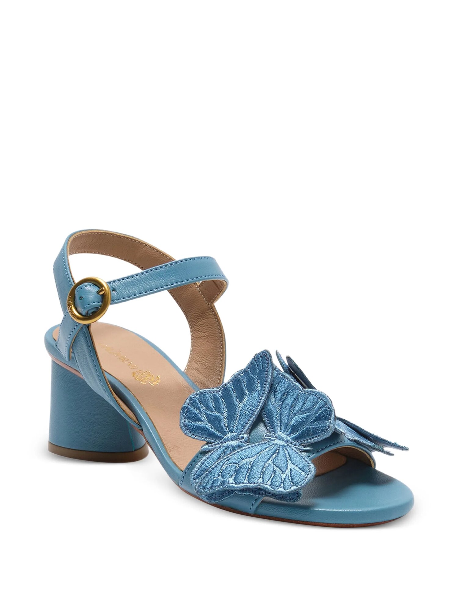 Босоножки Maliparmi Butterfly-appliqué sandals, размер 40, blue — фото 1