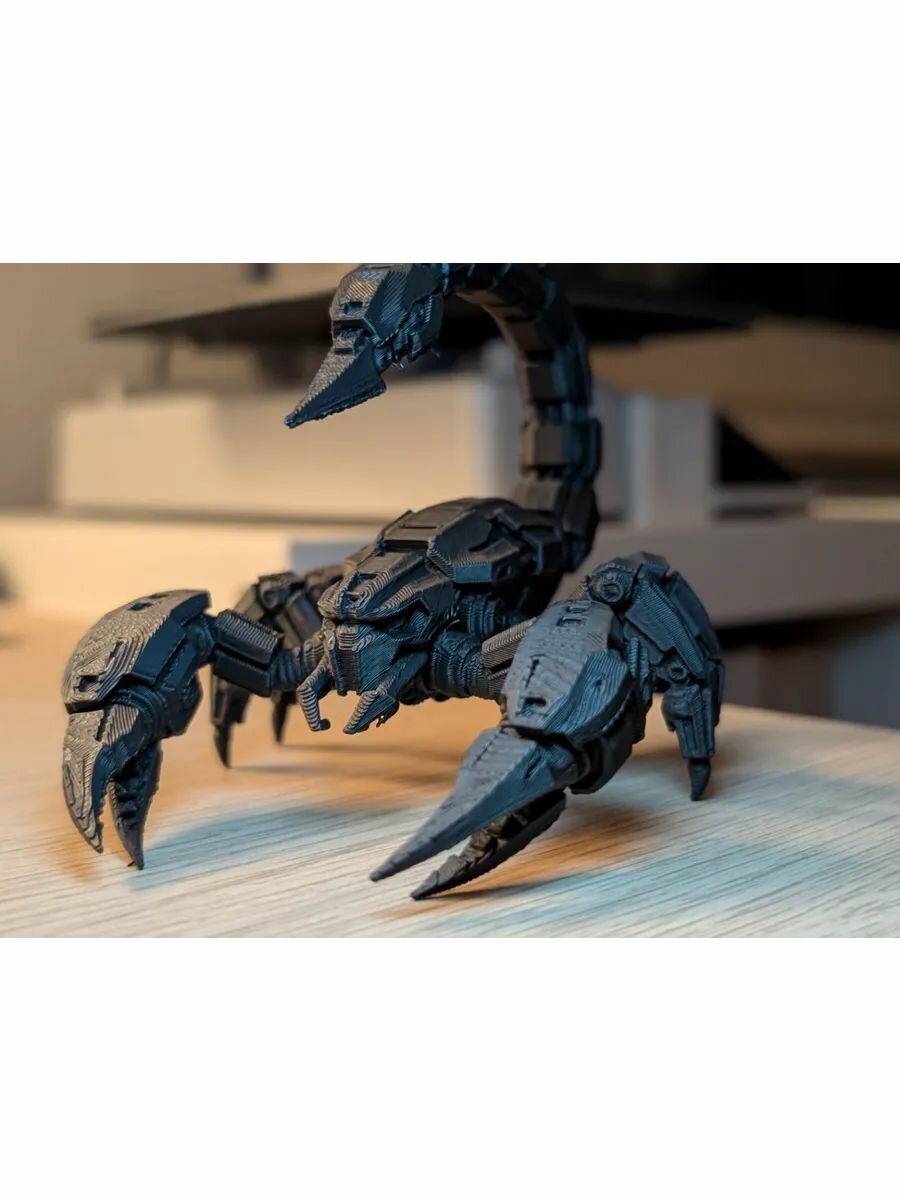 Детализированная Фигурка "Робот-Скорпион" 3D печать из пластика