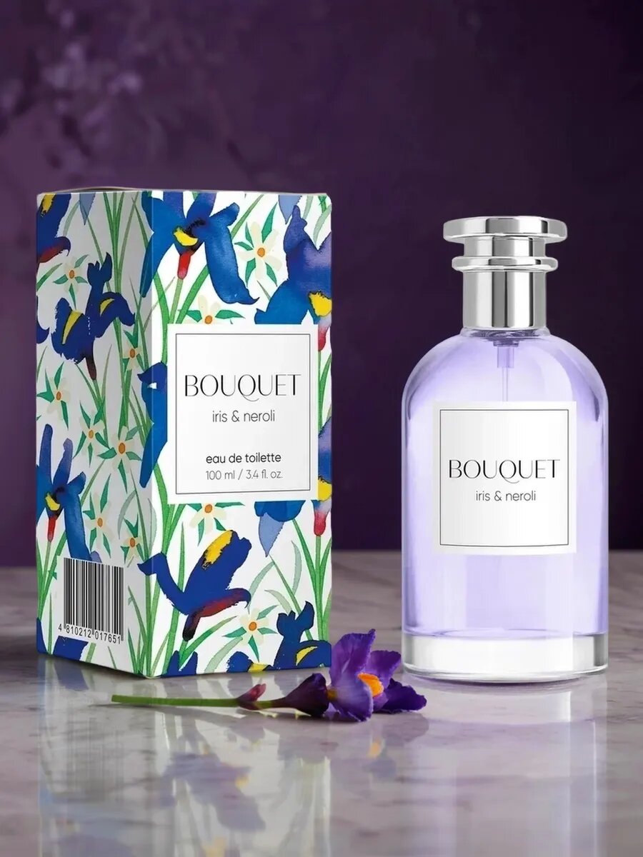 DILIS Туалетная вода женская Bouquet Iris and Neroli lady 100 мл edt