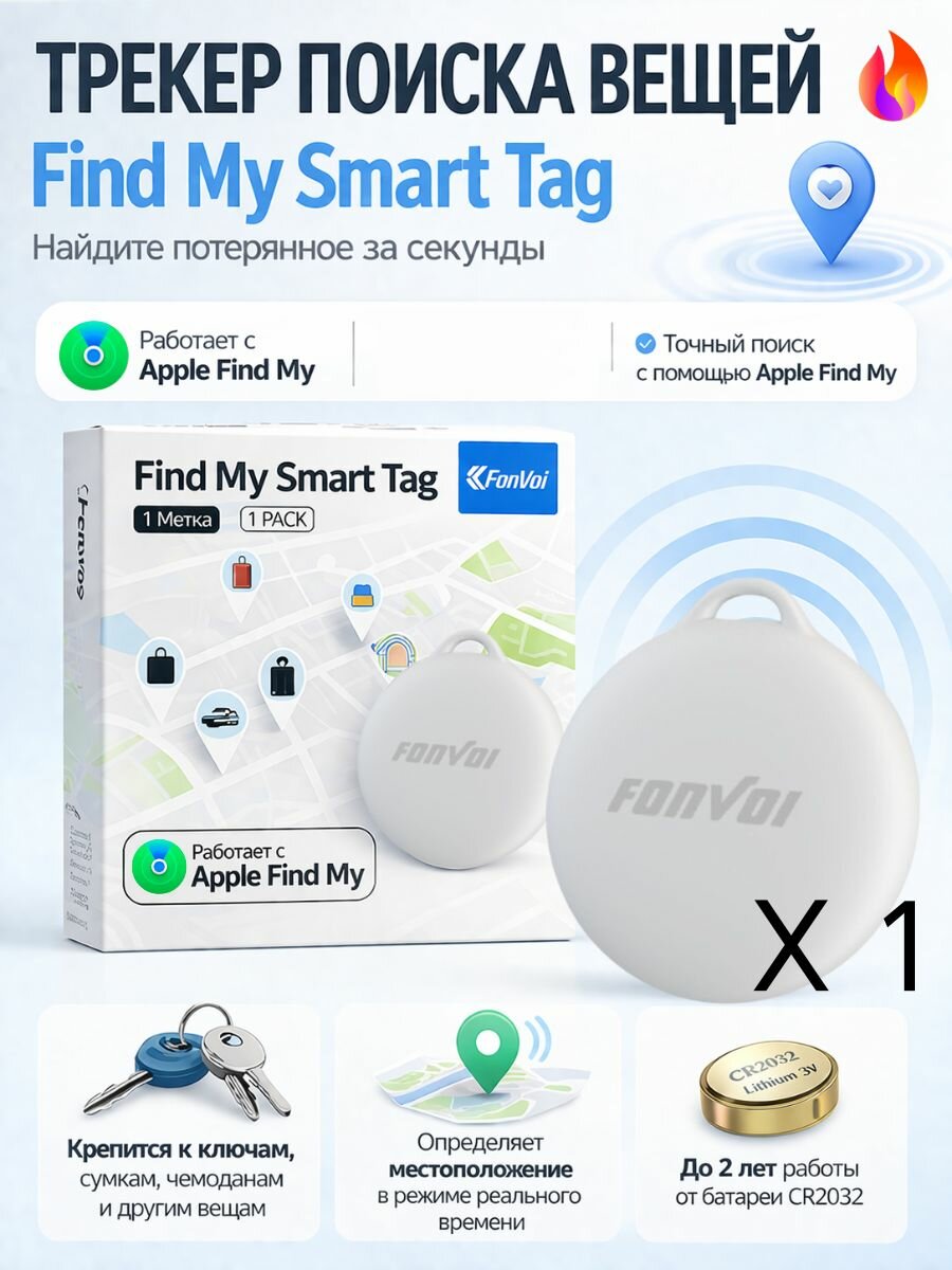 ITag умная брелок GPS черный , Глобальный GPS-трекер для Apple, универсальный прибор для отслеживания и предотвращения потери
