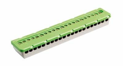 Клеммник винтовой PEK/S21 PE 9x16-12х6мм2 (зеленый) ABB 1SPE007715F0744