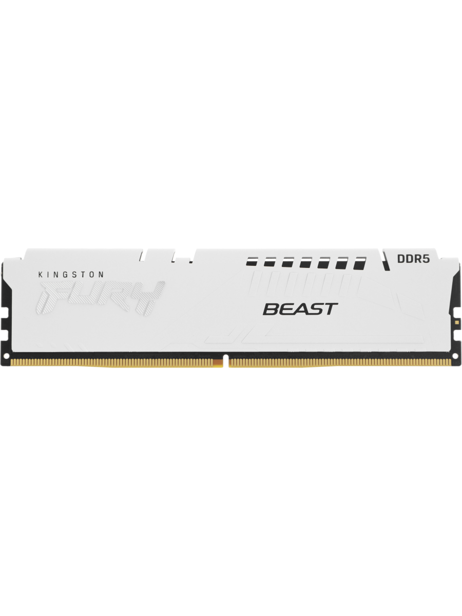 Память DDR5 32GB 6000MHz Kingston KF560C36BWE-32 Fury Beast White Expo RTL Gaming PC5-48000 CL36 DIMM 288-pin 1.35В dual rank с радиатором RTL