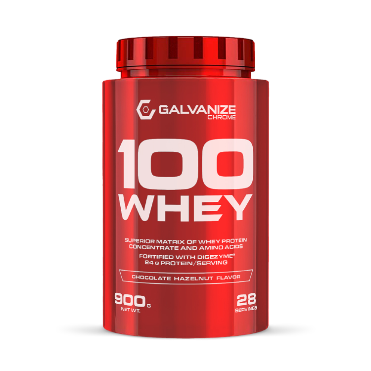 Galvanize C 100 Whey 900 гр Шоколад с орехами. Для восстановления и роста мышц. Произведено в Европе