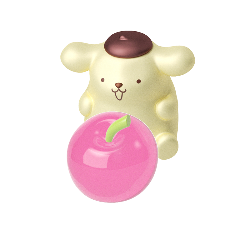 Фигурка Sanrio: Милая и забавная Куроми, Пудинг Дог, Hello Kitty, Мини Мелоди в пакете-сюрпризе. Стример Пудинг Дог