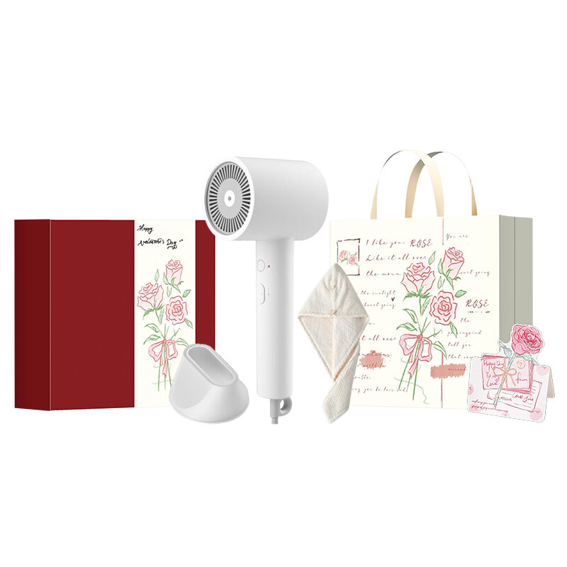 Фен для дома унисекс Xiaomi H300, H300 White Rose True Love Quick Dry Box