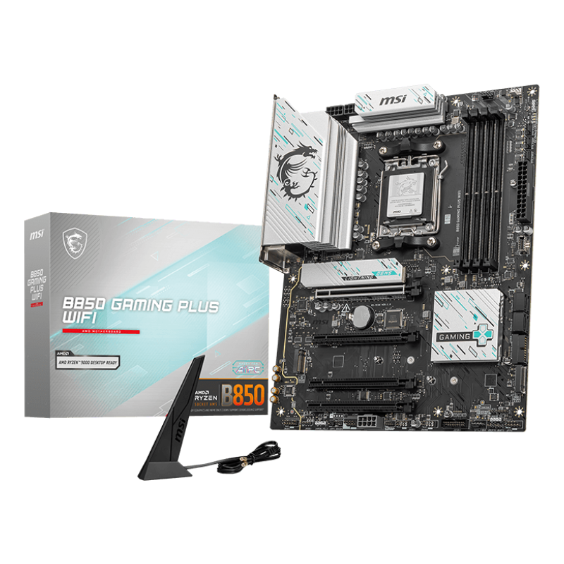 Материнская плата B850 GAMING PLUS WIFI, для AMD Ryzen 9000/8000/7000, DDR5