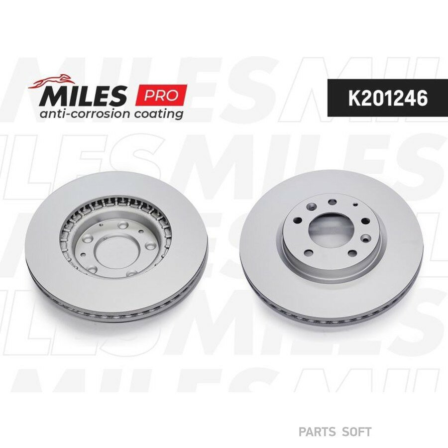 MILES K201246 Диск тормозной MAZDA CX-7 06-/CX-9 07- передний ()