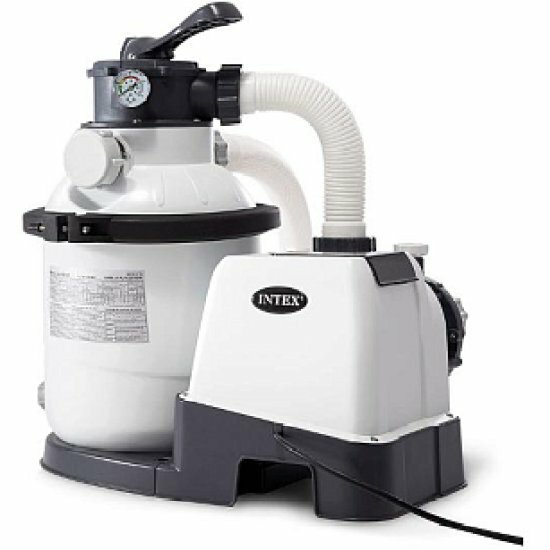 Песочный фильтр-насос Intex SX1500, 5.7/4.0м3/ч, резервуар для песка 13.0кг, фр 0.45-0.85мм