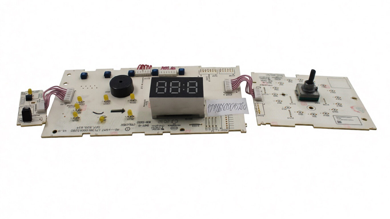 Плата для стиральных машин Midea 17138100015280 (информация на плате дисплей SP7.820.834, E166702, CQC13134095636, информация на плате селектор 17138100012703). Товар уцененный