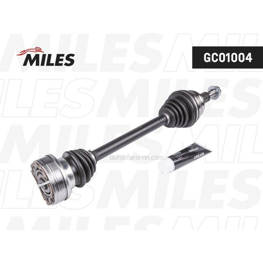 MILES GC01004 Привод в сборе AUDI A3 I/SKODA/VW GOLF IV 1.9TDI 96-10 лев.