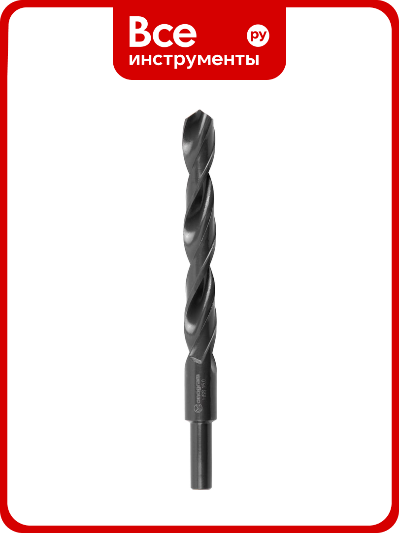 Сверло по металлу с уменьшенным хвостовиком MONOGRAM 15мм 106-533