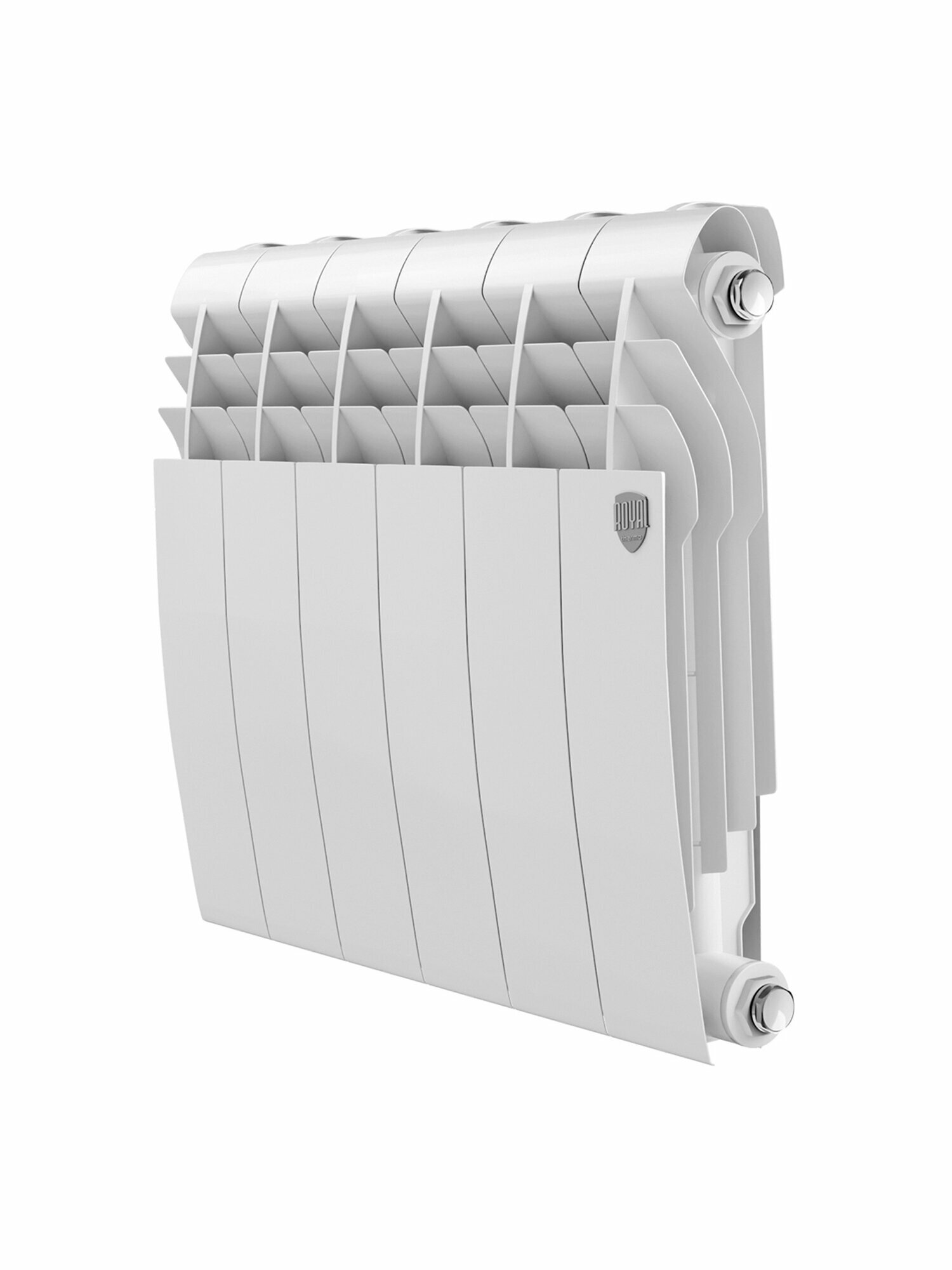 Радиатор биметаллический Royal Thermo BILINER B 500 Белый - 6 секц, Белый (RAL 9016 / Bianco Traffico)