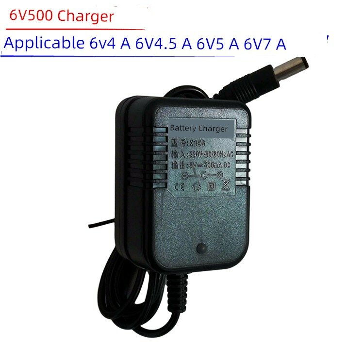 Детское зарядное устройство для электромобиля 6v500, мотоцикл с дистанционным управлением, автомобиль 6 В, 12 В,