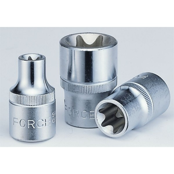 Головка E24 внешний TORX 1/2"DR короткая Force 54624