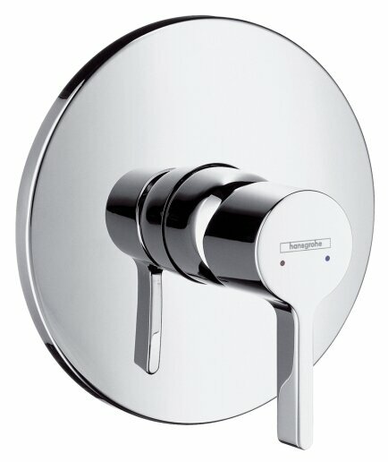 Смеситель для душа Hansgrohe Metris S 31665000S (31665000+01800180) хром