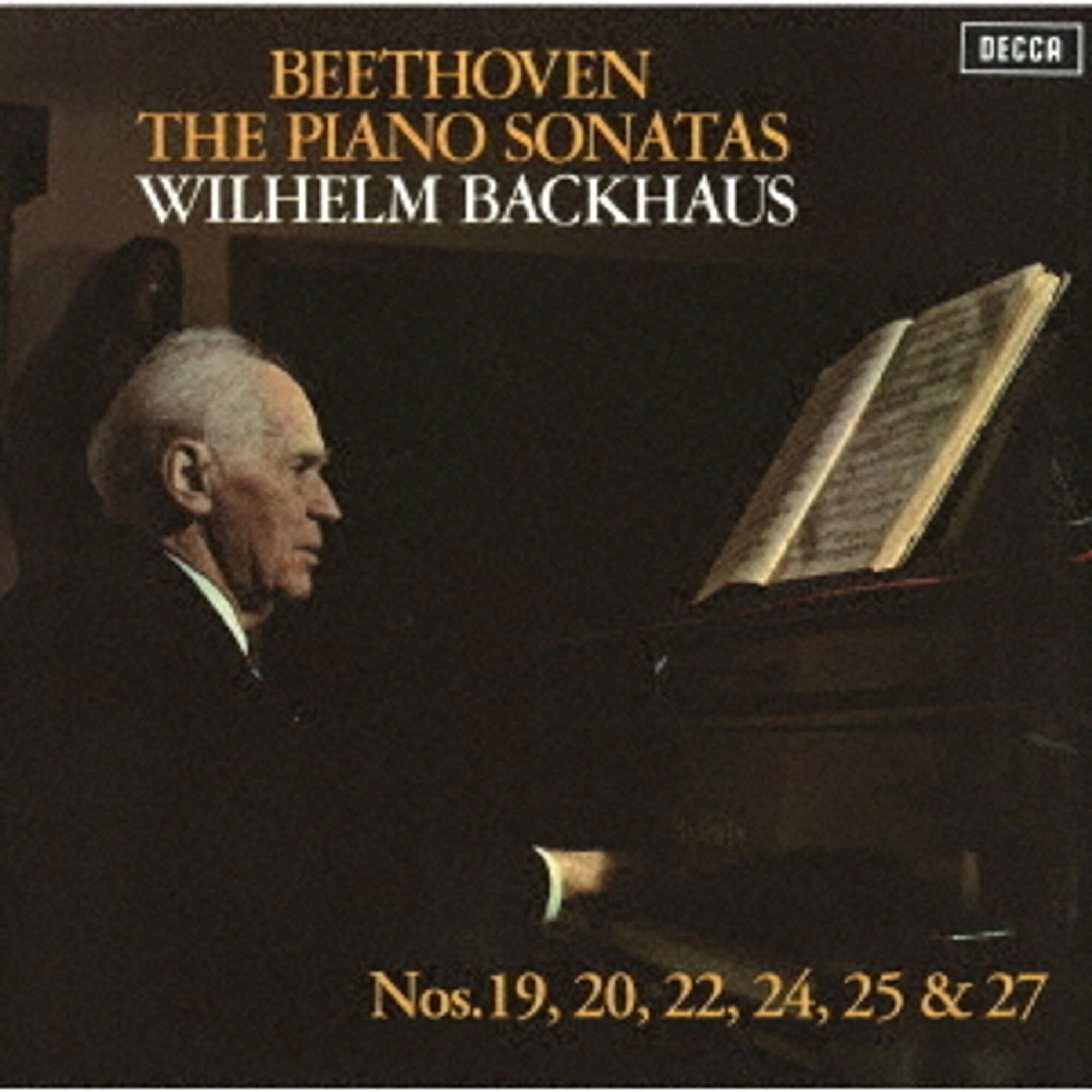 Wilhelm Backhaus - Beethoven: The Piano Sonatas Nos. 19, 20, 22, 24, 25 & 27 (UHQ) (UHQ-CD), 2020, Decca, Jewel, Japan Version, Фирменный Фирменный Музыкальный диск