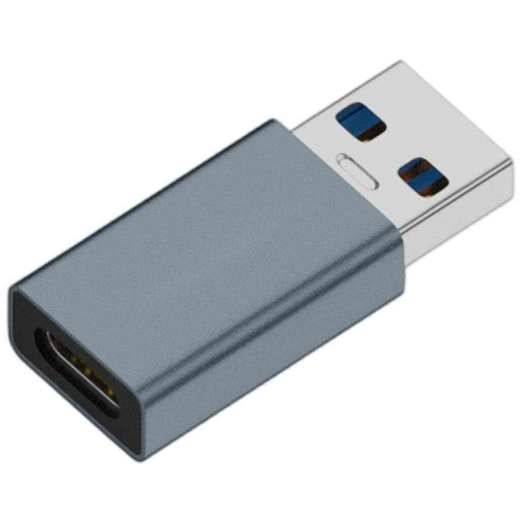 Блокиратор USB-данных, Сине-серый - От мужчины к C женщине
