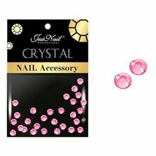 JessNail Стразы стекло ss6 голог розовый, 30 шт. (82595)