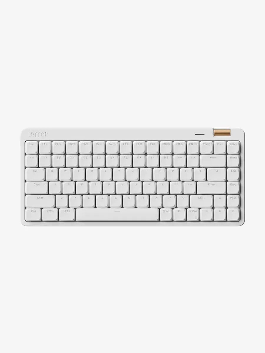 Низкоосевая механическая клавиатура Lofree FLOW, подключение по Bluetooth, 84 клавиши, белый